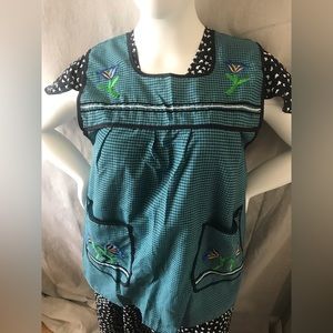 unbranded | Kitchen | Traditional Mexican Mandil Apron Embroidered ...